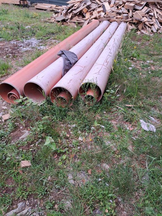 Vind 4 buc teava noua PVC SN8 multistrat diametru 315 x 6 m Avrig • OLX.ro