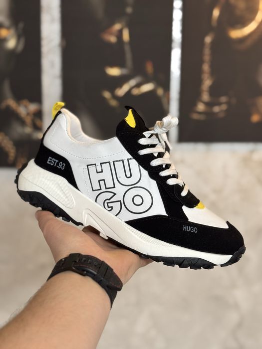 Adidasi Barbati Hugo White & Black! Iasi • OLX.ro