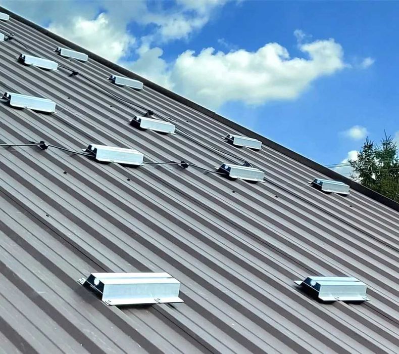 Mini sina panou solar fotovoltaic sandwich, tabla trapezoidala ...