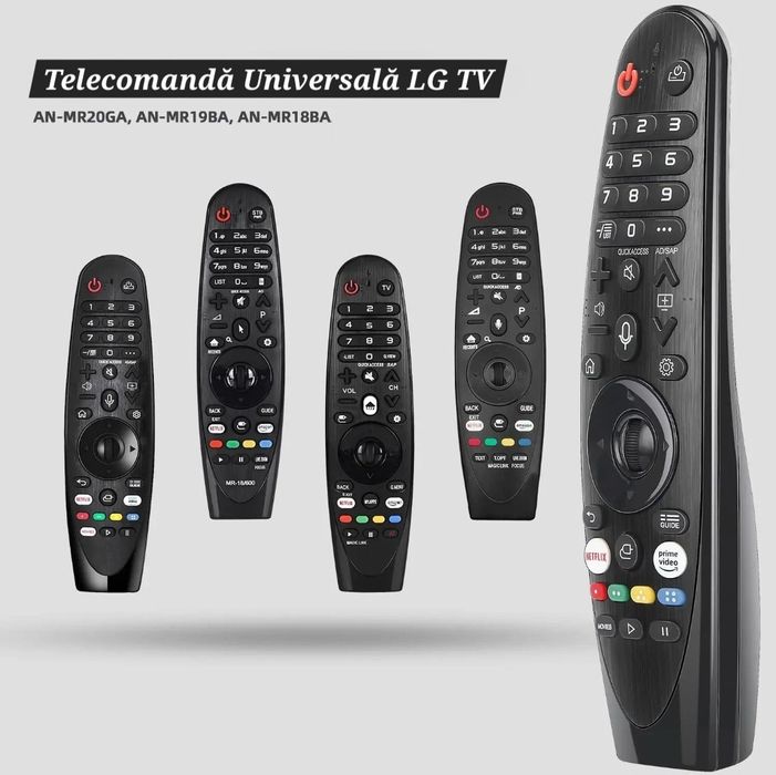 Telecomandă universală LG Magic Remote+baterii. Comenzi vocale+cursor ...