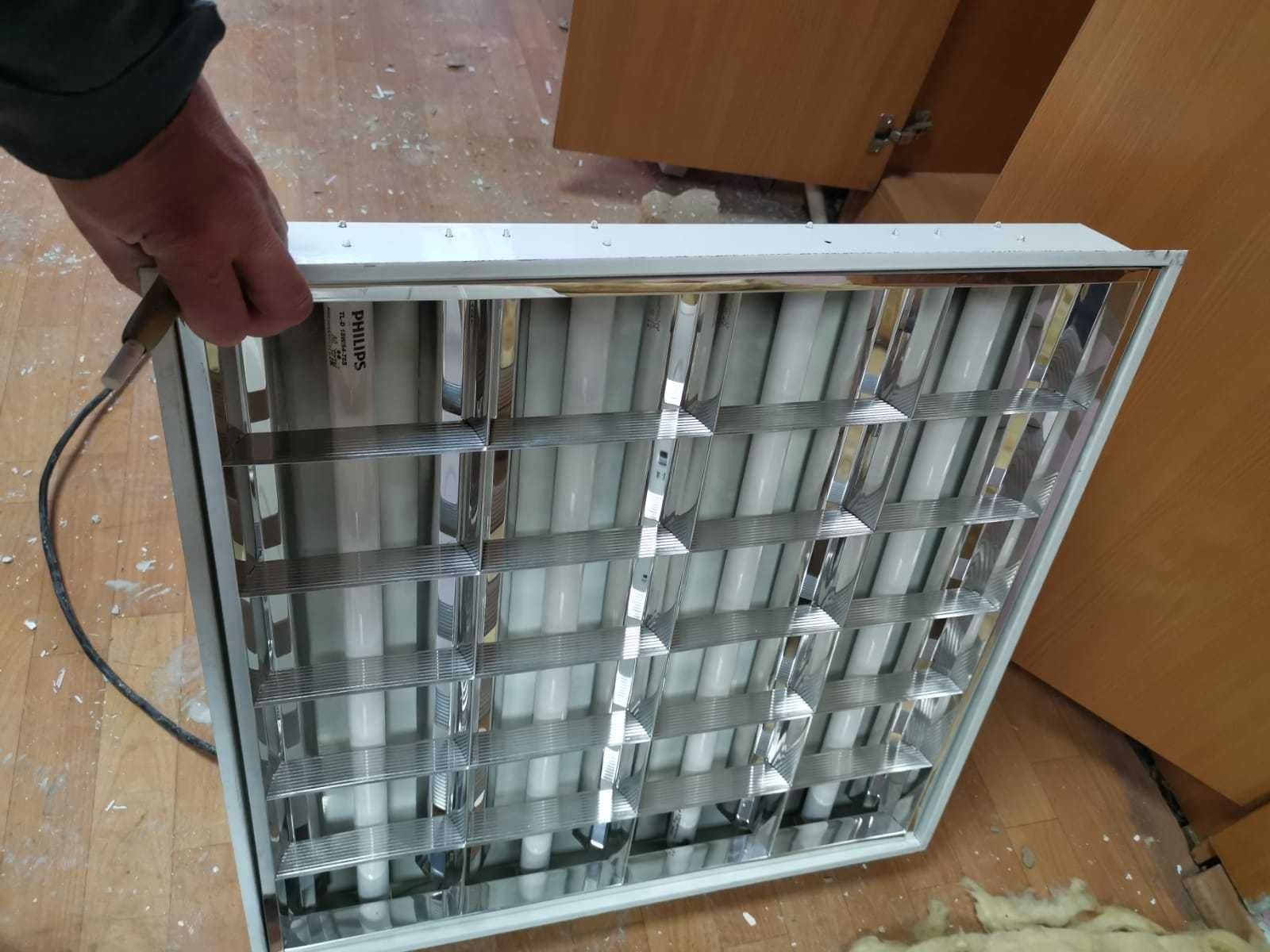 Продам потолочные офисные светильники под армстронг: 500 тг ...