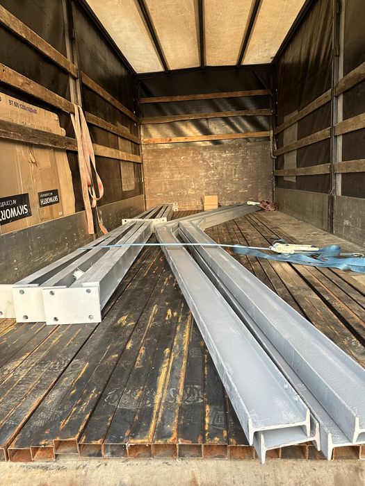 Hale metalice recuperate , din profil inp 140 recuperat pe stoc ...