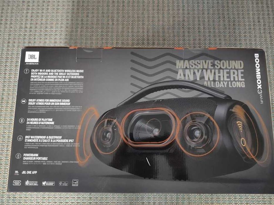 Boxa portabila JBL Boombox 3 Wi-Fi, 180W, Bluetooth Brasov • OLX.ro