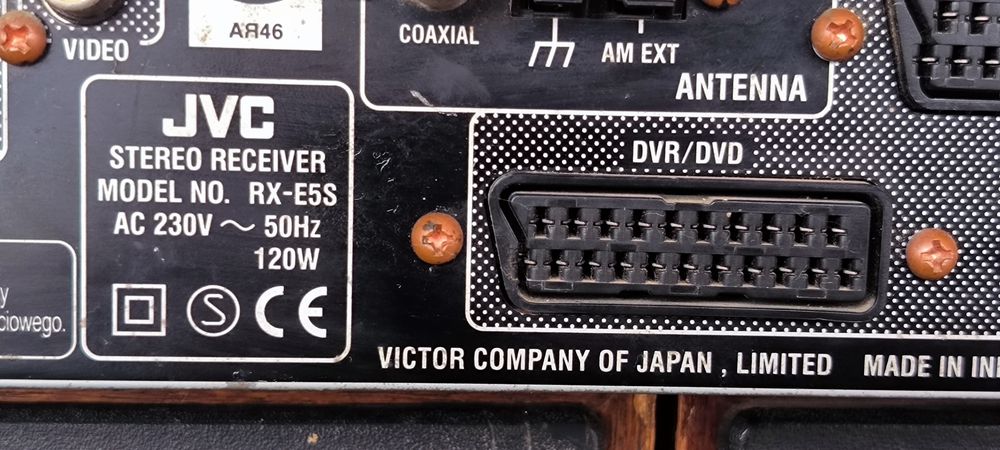 JVC rx-e5s receiver: 1 100 000 сум - Усилители / ресиверы Самарканд на Olx