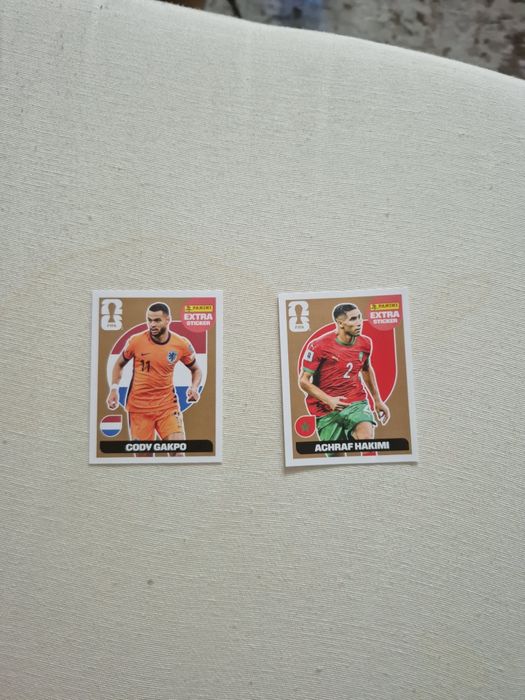 Cody Gakpo+ Achraf Hakimi Extra Gold Stickers Pitesti • OLX.ro