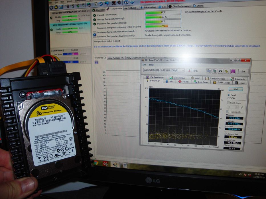 HDD western digital Velociraptor WD1600HLFS 160GB 10000 RPM Timisoara ...