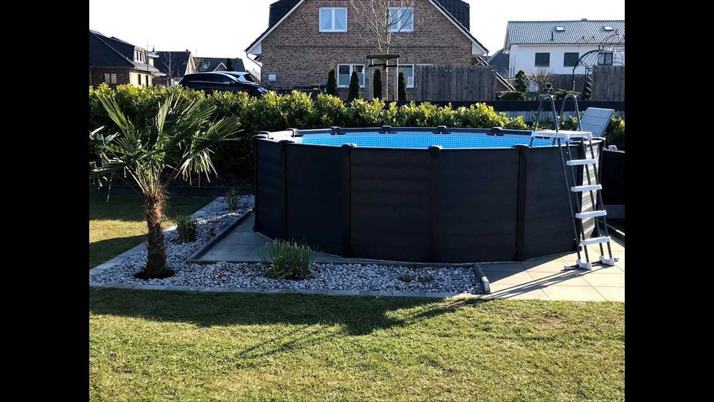 Intex Frame Pool Graphite 478x124cm с. Паволче • OLX.bg