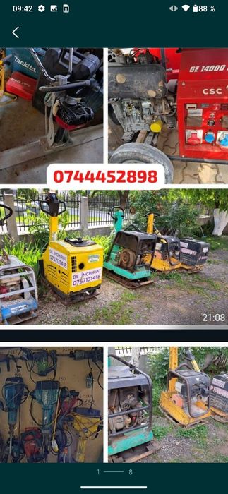 Picamar Rotopercutor TalpaCompactoarePlacaVibrantaMaiCilindruCompactor ...