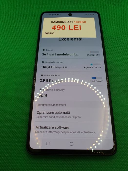Samsung A71 128/6GB•Amanet Lazar Crangasi•50539 Bucuresti Sectorul 6 • OLX.ro