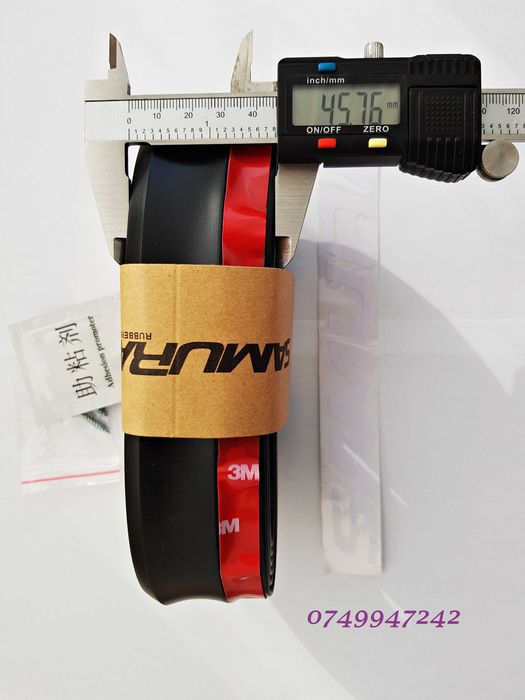 Prelungire lip bara praguri protectie spoiler cauciuc 2.5m doua modele ...