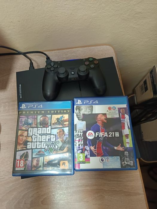 PS. 4 500g cu 2 jocuri gta 5 și FIFA 21 Bucuresti Sectorul 2 • OLX.ro