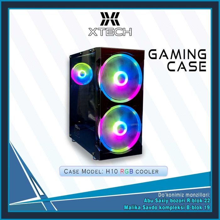 Xtech case RGB (Модель H-10) игровой кейс: 47 у.е. - Комплектующие Ташкент на Olx