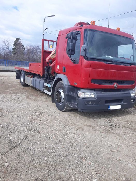 Transport - Camion Platforma cu Macara Ilfov Voluntari • OLX.ro