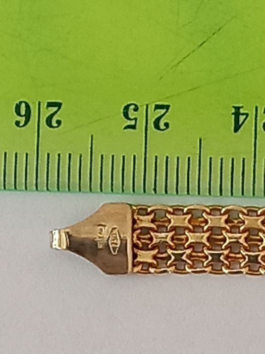 Bratara aur 18 K"Cartier"originala, numar unic serie 1050 AR (ekymv23 ...