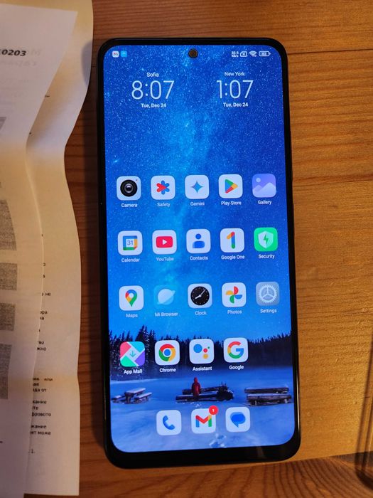 Xiaomi Redmi Note 12 5G 128GB 4GB RAM Dual-SIM Black гр. София Бъкстон ...