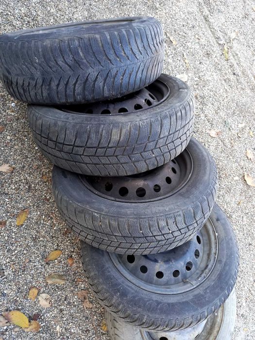 Renault Clio 3 Clio 2 Symbol, roti pe 15 cu jante originale de tabla ...