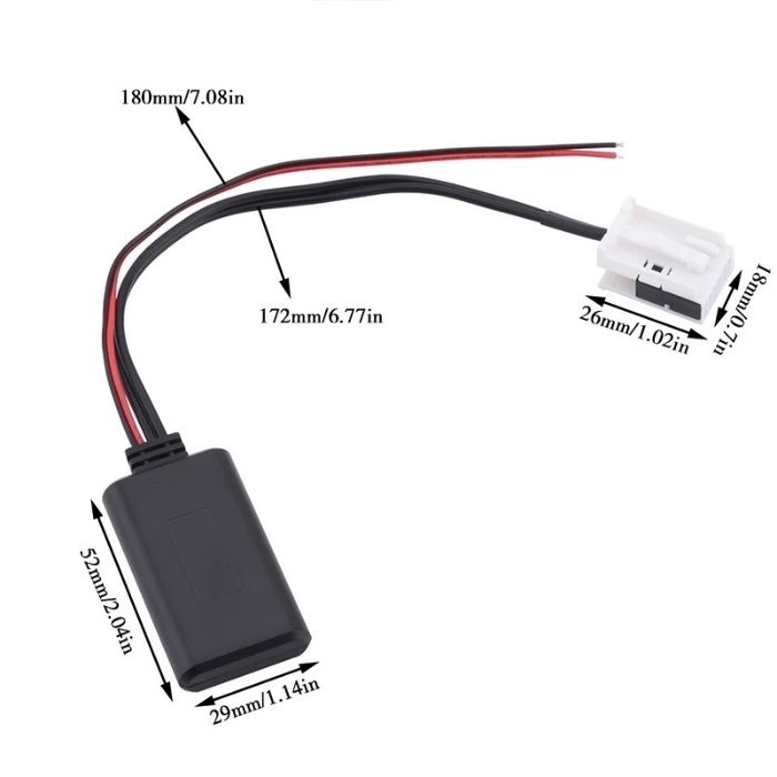Adaptor bluetooth auxiliar auto camion MAN, mufa 12 pini, model: SL571 ...