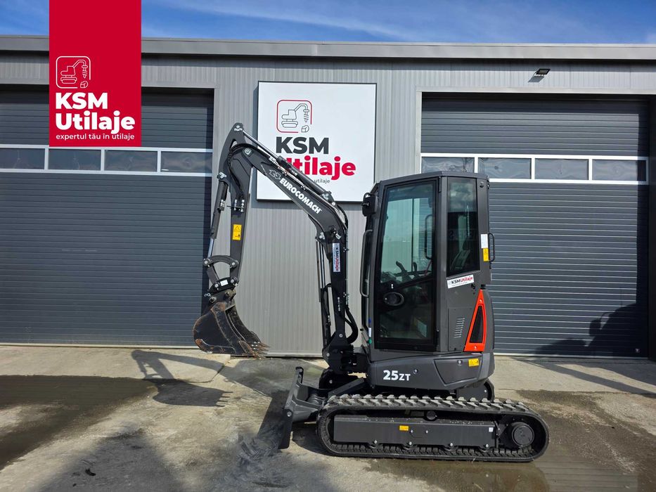 Mini Excavator EUROCOMACH 25ZT | Coadă ZERO | Yanmar Stage5 | joystick ...