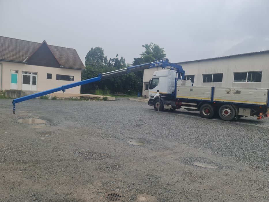 Camion cu macara,basculabil Renault 26.385 Bistrita • OLX.ro