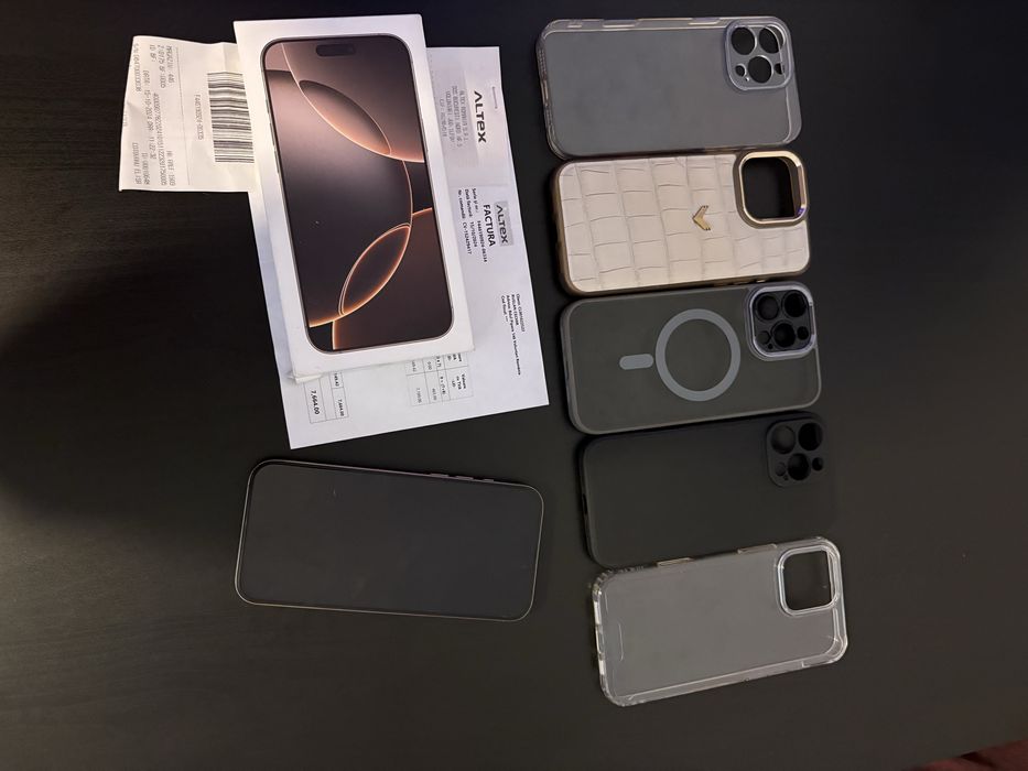 Iphone 16 pro max 256gb husele din poza cadou Bucuresti Sectorul 1 • OLX.ro