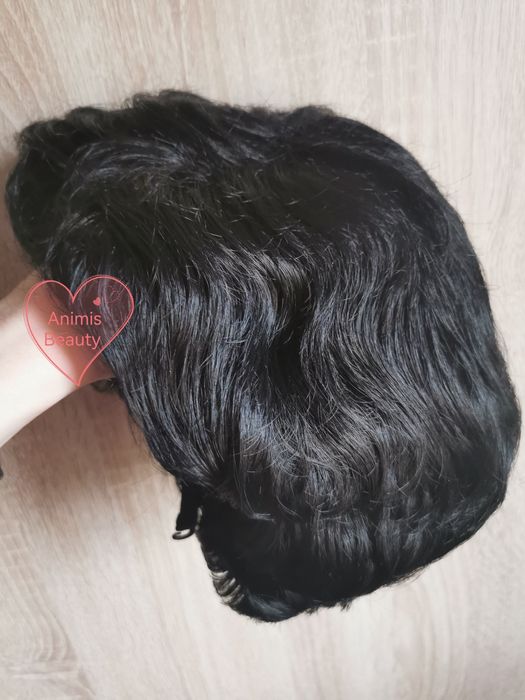 Peruca NEAGRA scurta BARBAT (imita par natural) Bucuresti Sectorul 5 ...