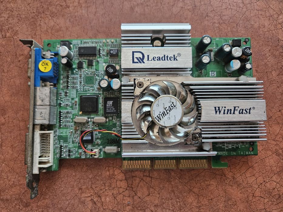 Placa video retro AGP4x Leadtek WinFast A280LE GeForce4 Ti 4200 128MB ...