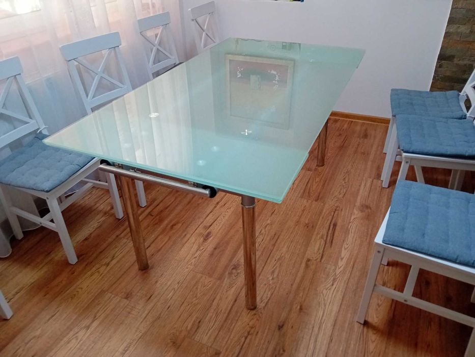 Masa extensibila sticla Visina • OLX.ro