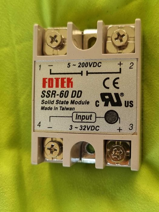 Solid State Relay DC 60A SSR-60DD Правотоково безконтактно реле солар ...