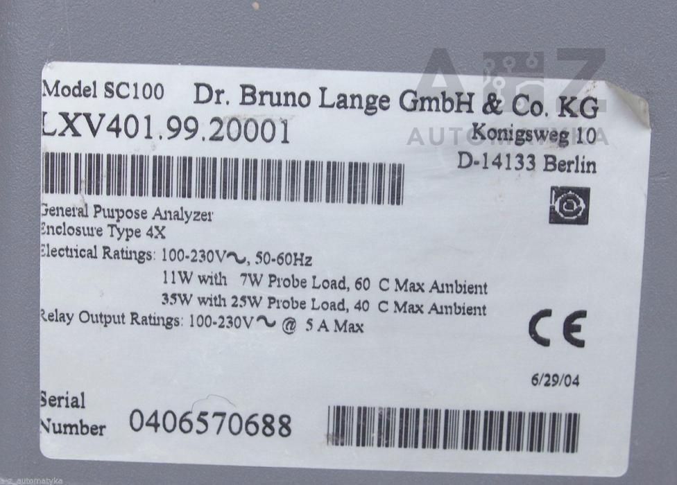 Hach Lange SC100 Controler for LDO, ph, ORP; Solitax, Deva • OLX.ro