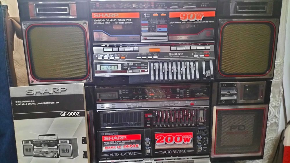 Sharp gf-900 отличном состояние!: 900 000 сум - Магнитолы Ташкент на Olx