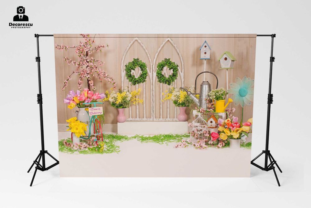 Fundal Foto Textil - Tematica Primavara / Paste 2025 - DECORESCU ...