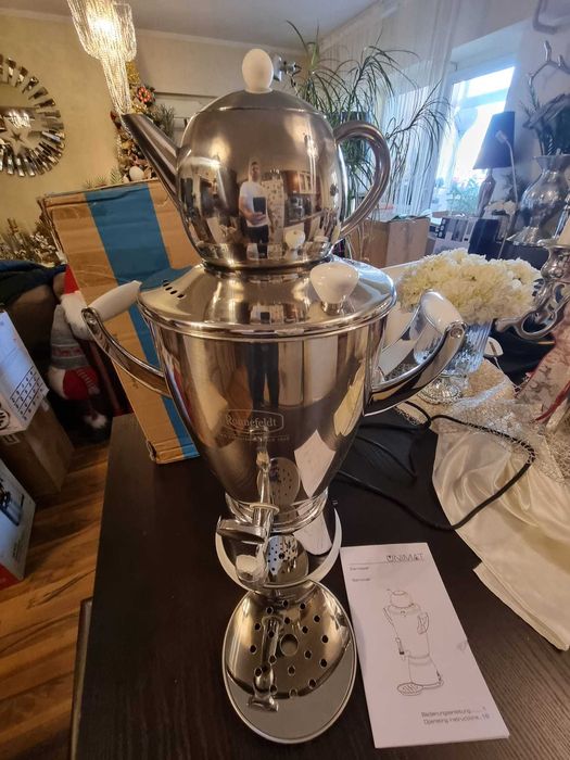 Dozator pt Ceai ,Vin ,Samovar rusesc electric 6 litri i din INOX ...