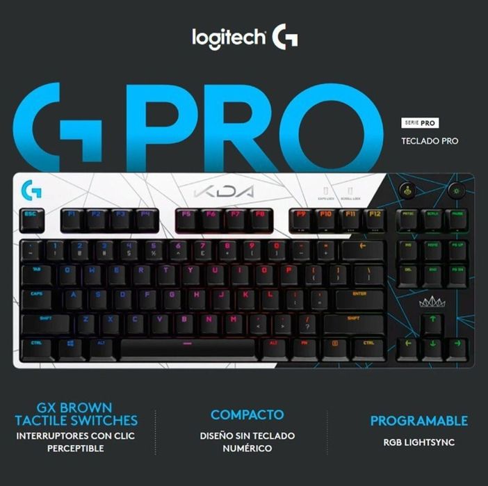 СКИДКА! Logitech G PRO TKL KDA League Legends Механическая Клавиатура: 175 у.е. - Периферийные ...