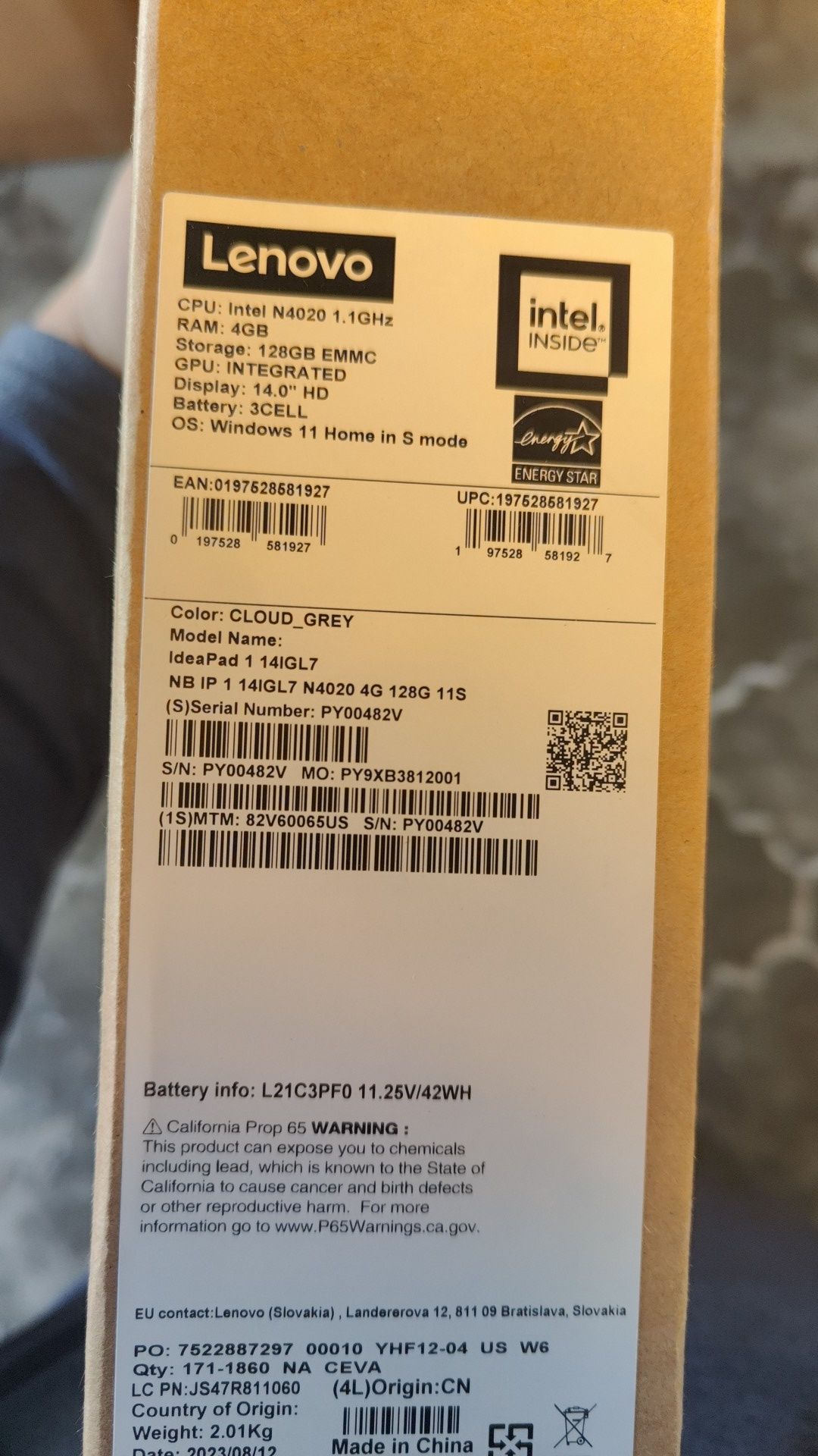 Ноутбук Lenovo 14 диагональ: 98 000 тг. - Ноутбуки Алгабас на Olx