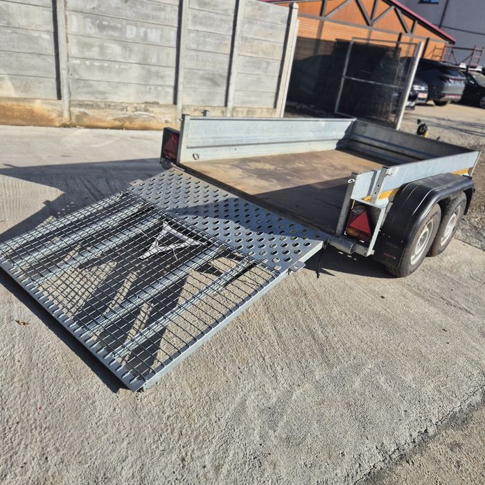 Remorca Knoot punte dublă pentru utilaje mini excavator Atv motociclet ...