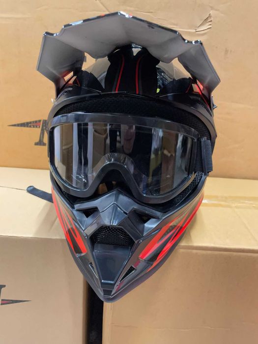 Casca Moto Enduro Cross ATV S M L XL BLACK Cagula Cadou Bucuresti ...