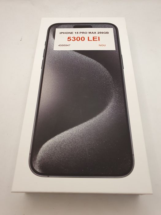 Iphone 15 pro max 256 sigilat cu factura•Amanet Lazar Crangasi•45669 Bucuresti Sectorul 6 • OLX.ro