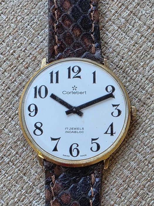 Ceas mecanic elvetian extraplat Cortebert Popricani • OLX.ro