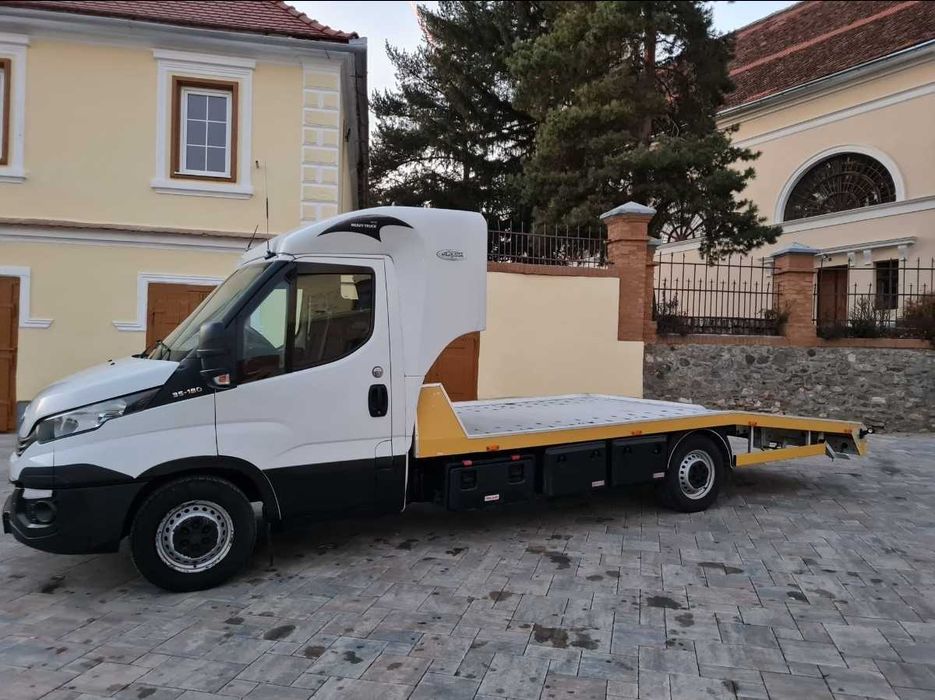 Iveco Daily Platforma auto 3.0 180 cp 2018 Euro 6 Oradea • OLX.ro