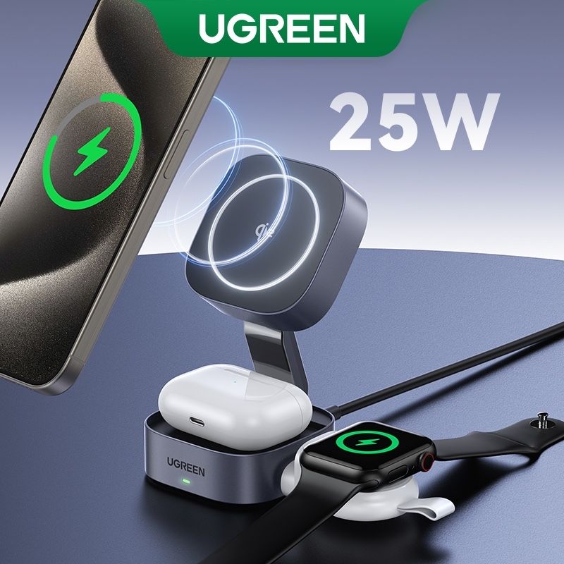Беспроводная Зарядка Ugreen W702: сверхбыстрая зарядка Qi2 15 Вт: 45 у ...