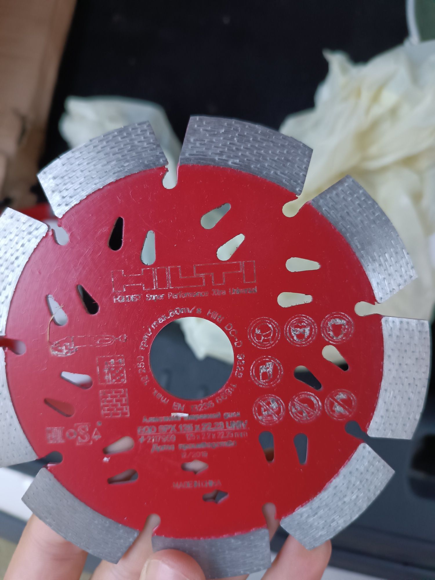 Disc diamantat universal HILTI EQD SPX 125/22 Sorogari • OLX.ro