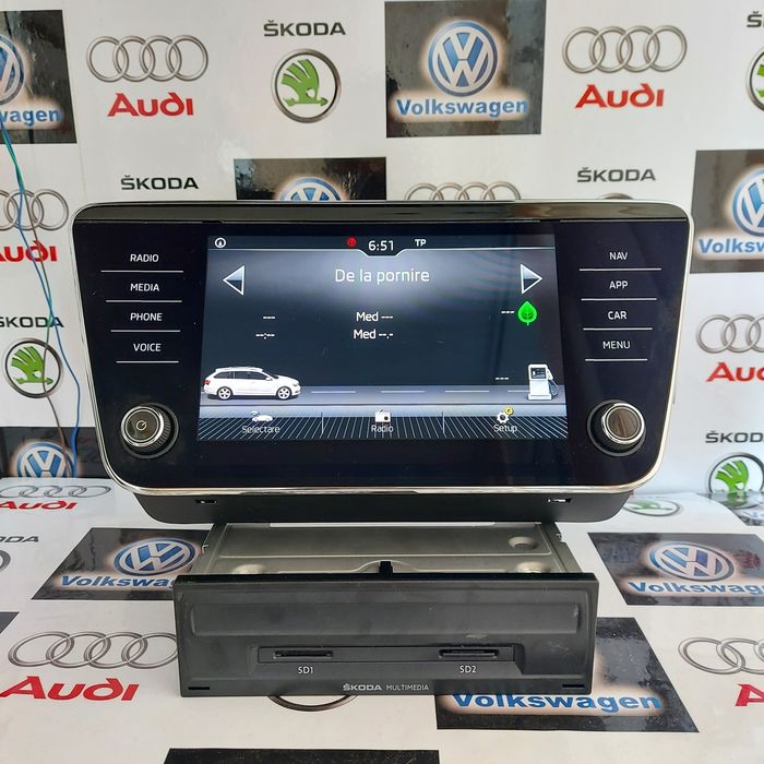 Navigatie Originala MIB 2 DISCOVER media SKODA superb 3 Produs Origi ...