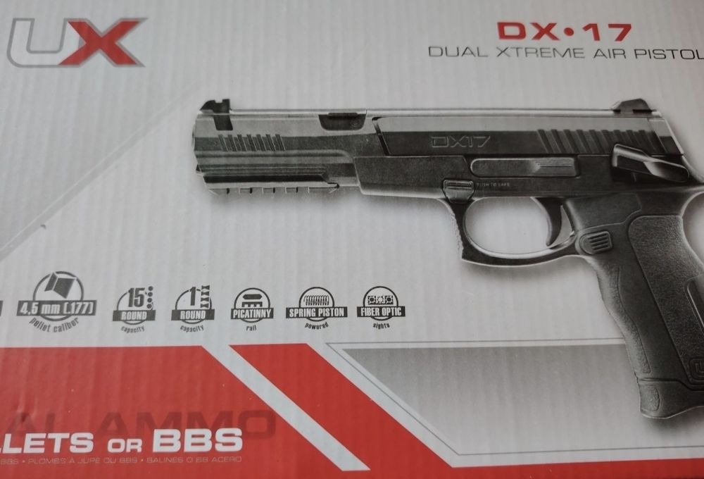 Въздушен пистолет Umarex-DX17. Чисто НОВ гр. Бургас Промишлена зона - Север • OLX.bg