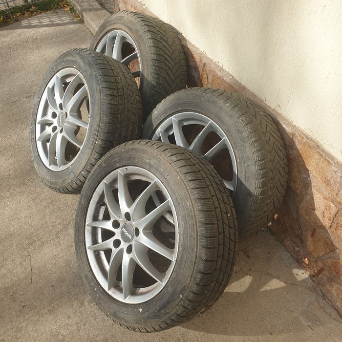 Jante Ronal 5x108(pentru ford)+cauciucuri iarna Serbanesti • OLX.ro