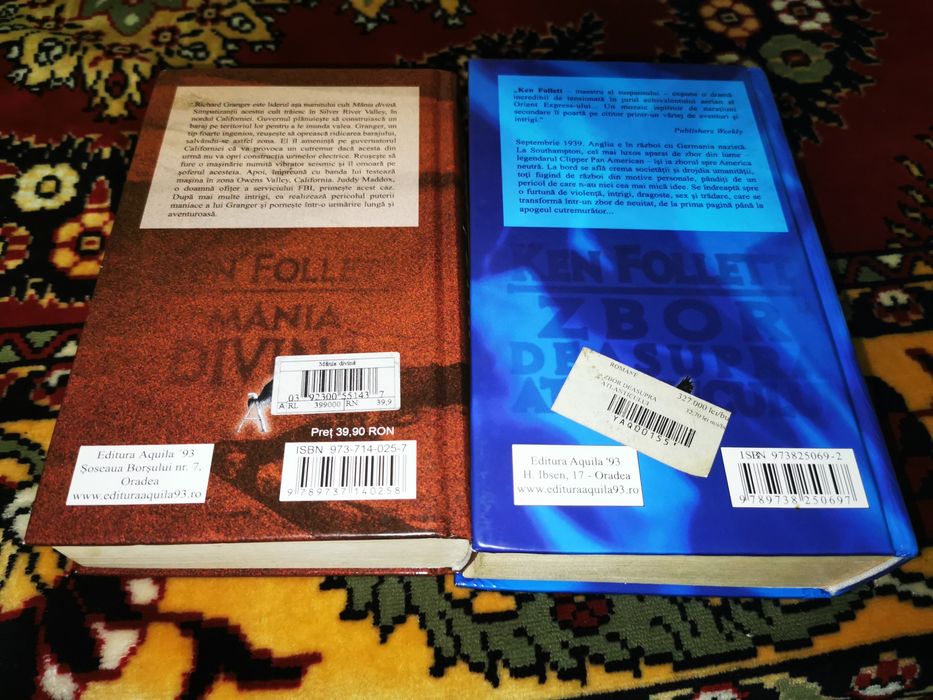 CULOARUL MORTII Scandalul Modigliani Mania Divina Follett Stephen King ...