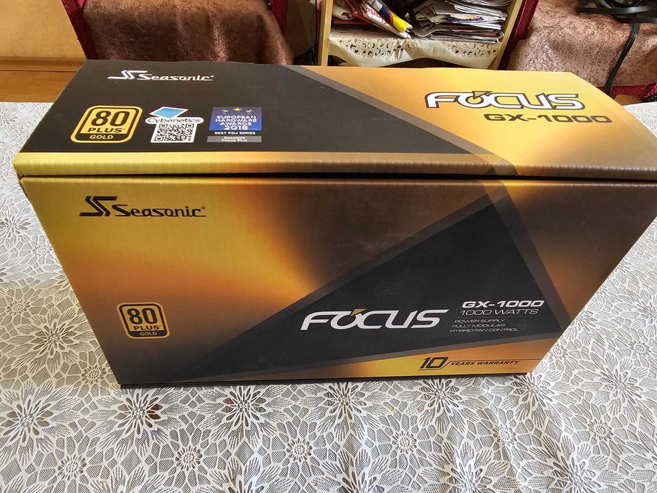 Захранване Seasonic FOCUS gx1000 Gold Гаранция 1000W гр. Дупница • OLX.bg