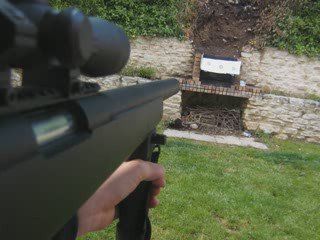 PUSCA AIRSOFT METAL SNIPER ~4 JOULI~ Cu Aer Comprimat Pistol Arc Co2 ...