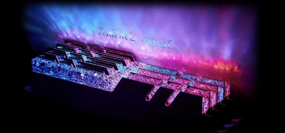 Рам памет G Skill Trident Z Royal Rgb 32gb 4x8gb Ddr4 3600mhz B Die гр София Слатина • Olx Bg