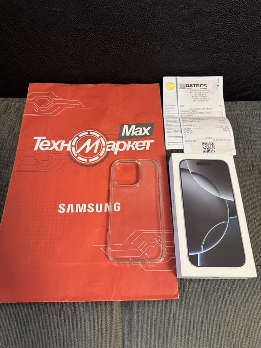 КАТО НОВ 128GB iPhone 16 Pro Гаранция Yettel 2027г. White / Бял гр ...