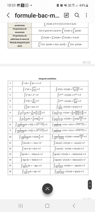 Formule bac matematica PDF Alexandria • OLX.ro
